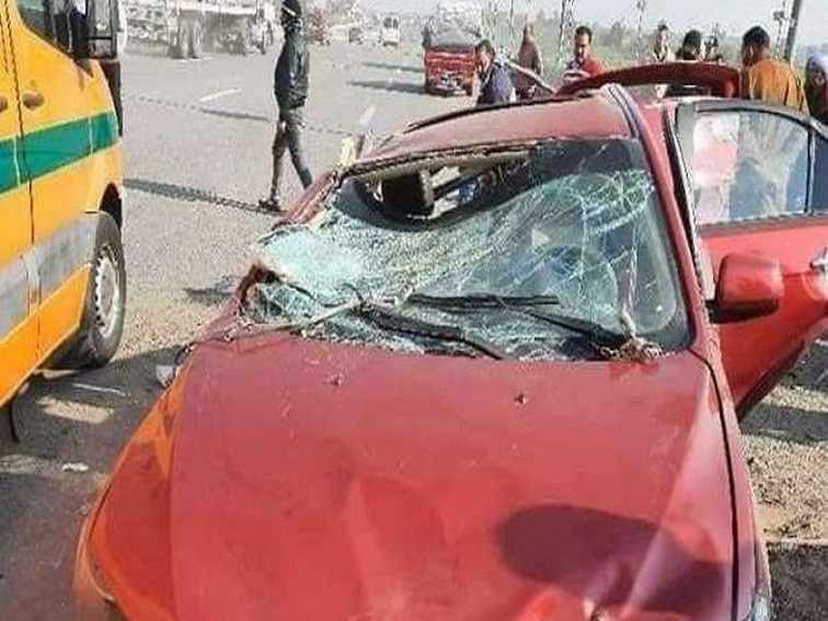 عاجل بيهربوا من شاب بيتحرش بيهم مصرع وإصابة 5 فتيات في حادث سيارة